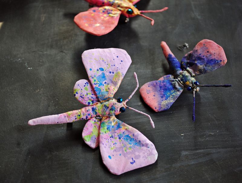 Fluture roz 1 - BohemianSin | Crafty