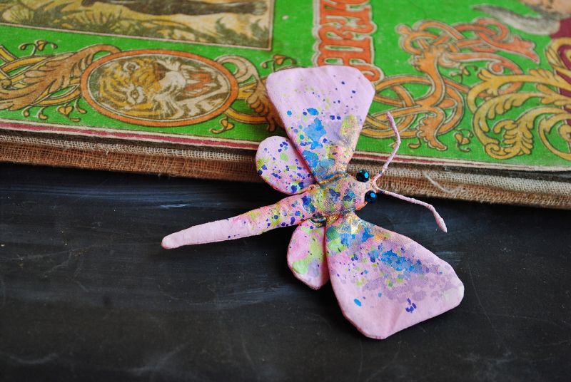 Fluture roz 1 - BohemianSin | Crafty