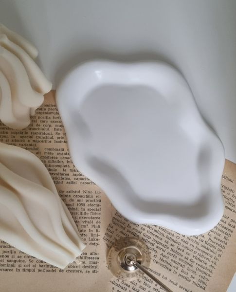Wavy tray - Suport din praf ceramic - MaisonNature | Crafty