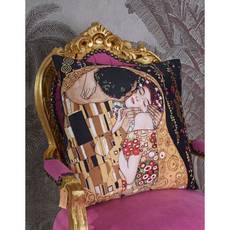 Perna decorativa Art Nouveau cu "Sarutul" Klimt - Deko | Crafty