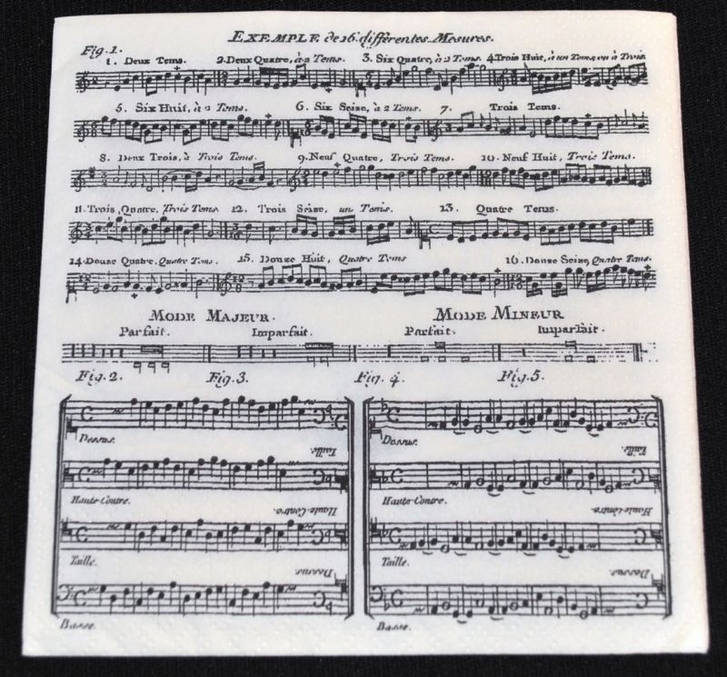 Servetel Partitura - Gabriel | Furnituri